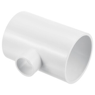 2" x 3/4" 3 Way Tee Pipe Fittings UPVC, Joint Coupling Pipe Adapter, White - Bed Bath & Beyond ...